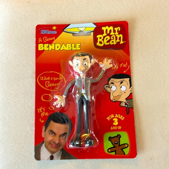 NJCroce | Other | Mr Bean Bendy Figure In Package Never Opened | Poshmark